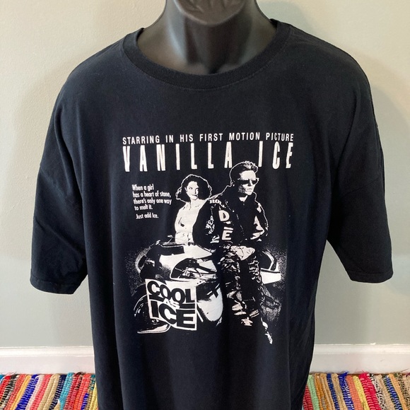 Vintage | Shirts | 991 Cool As Ice Movie Tee Shirt Vanilla Ice Xxxl ...